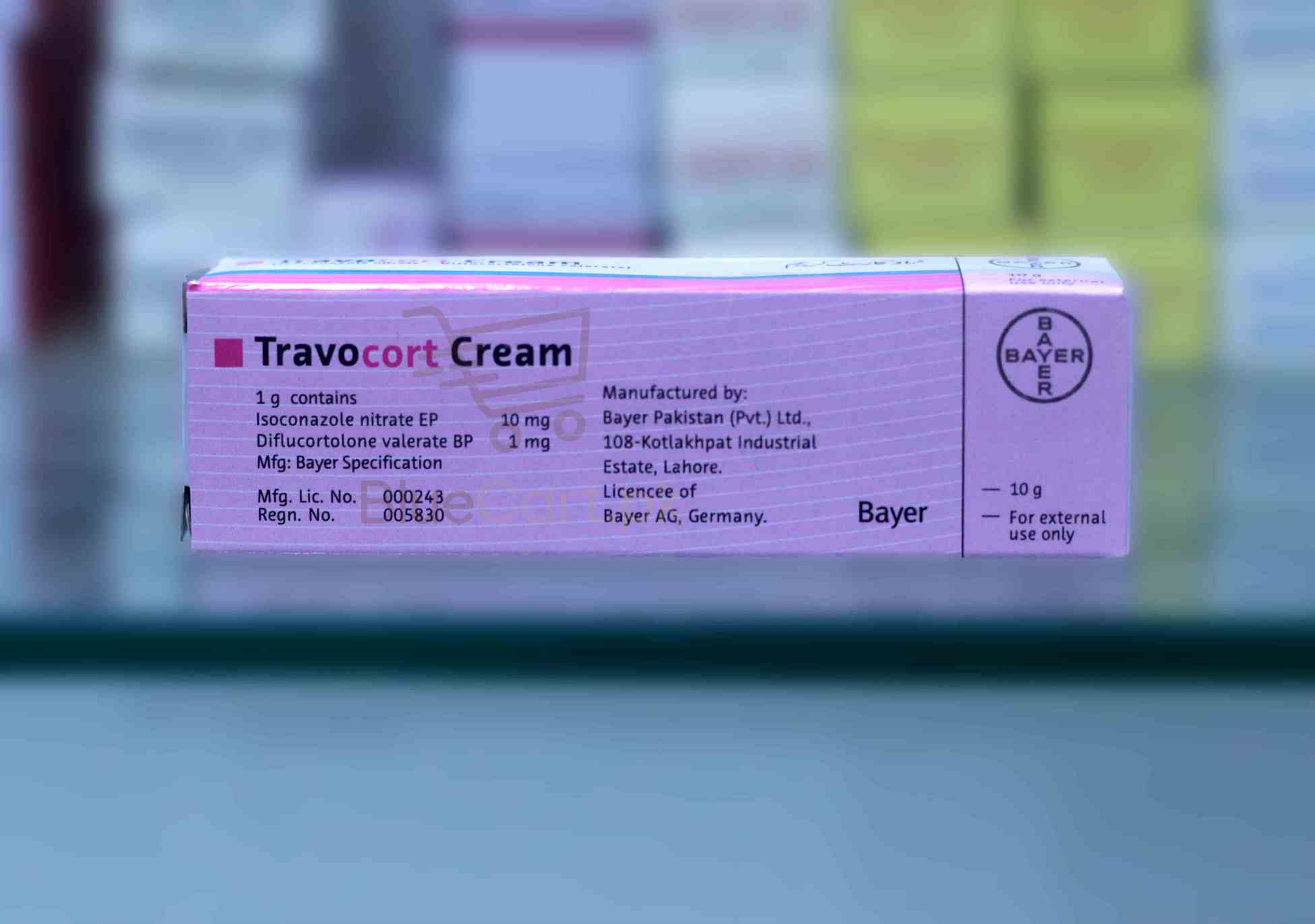 Travocort Cream - Blue Cart