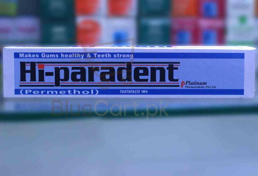 Hi-Paradent Toothpaste Large - Blue Cart