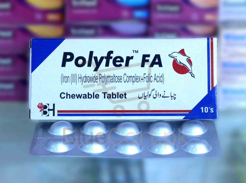 Polyfer Fa Tablet - Blue Cart