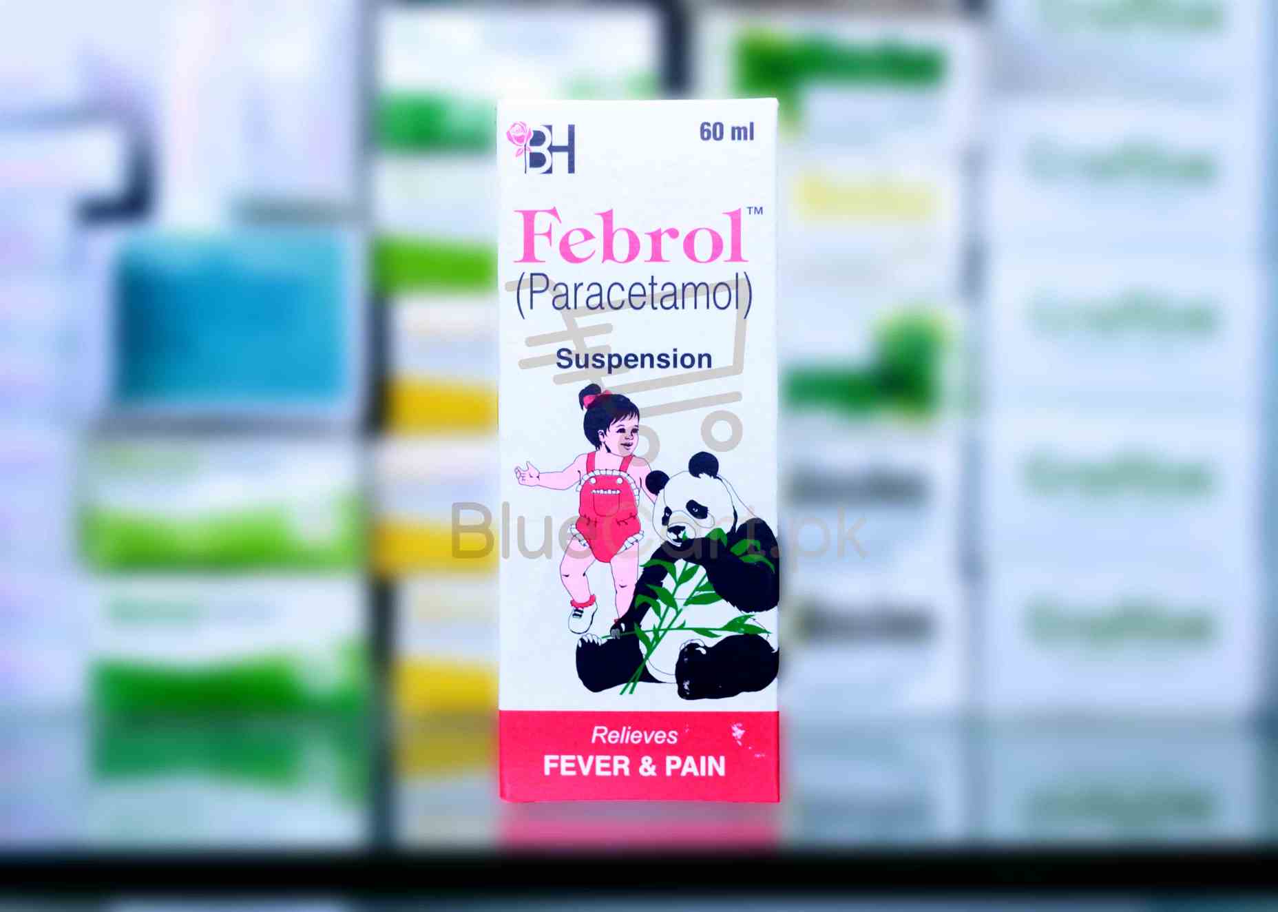Febrol Syrup Plain - Blue Cart