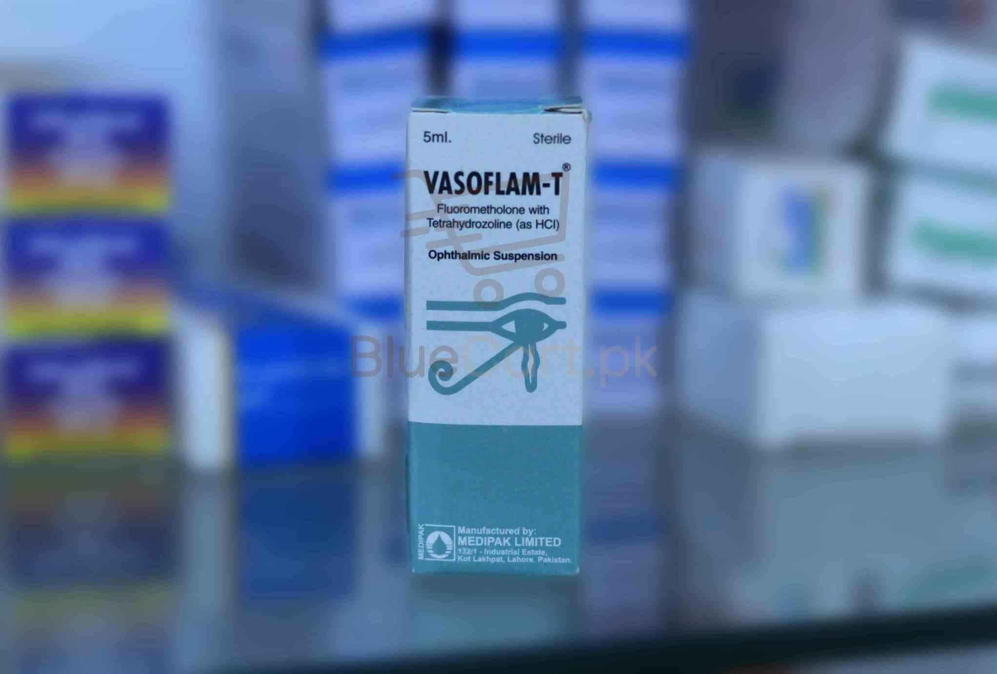 Vasoflam T Eye Drop - Blue Cart